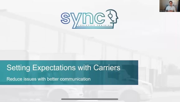 Sync Logistics Training - Free Course